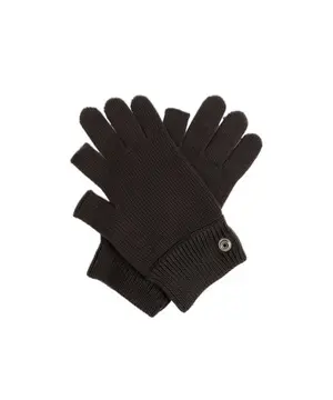 Rick Owens Ribbed Gloves - Brown