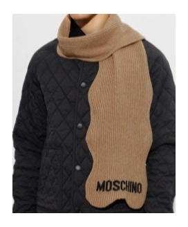 Moschino Ribbed Scarf