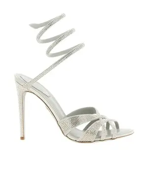Rene Caovilla Stiletto-heeled Sandals - Silver