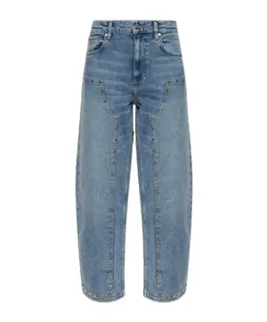 ALLSAINTS Sadie Wide-leg Jeans With Stud Detailing