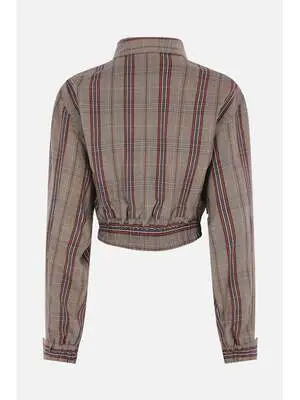 VIVIENNE WESTWOOD Cropped Check Jacket