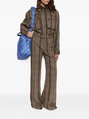 VIVIENNE WESTWOOD Cropped Check Jacket