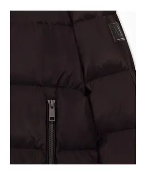 Armani Exchange Quilted Down Puffer Coat With Hood
