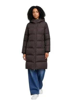 Armani Exchange Quilted Down Puffer Coat With Hood