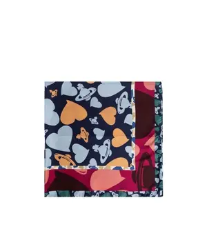 VIVIENNE WESTWOOD Orb Hearts Print Scarf - No