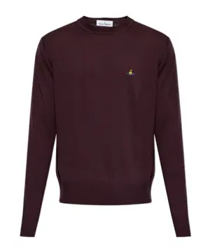 VIVIENNE WESTWOOD Long-sleeve Crew-neck Sweater - Purple
