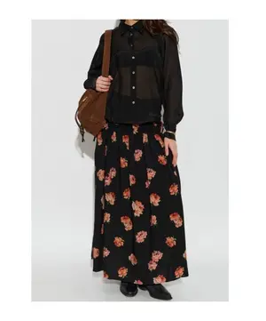 ALLSAINTS Long Sleeve Shirt With Pointed Collar