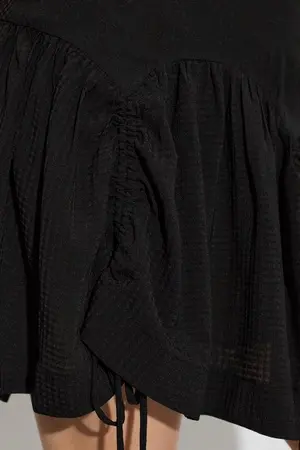 ALLSAINTS Tie-detailed Pleated Midi Skirt