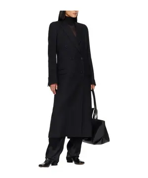 MAISON MARGIELA Long Double-breasted Coat