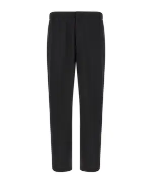 LARDINI Straight-leg Casual Trousers - Black