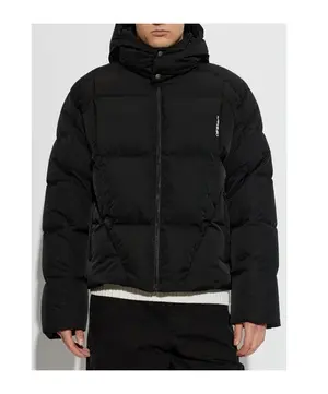 Off-White Long-sleeve Hooded Padded Jacket