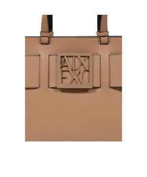 Armani Exchange Monogram Tote Bag