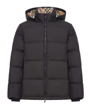 Burberry Long-sleeved Padded Hooded Jacket