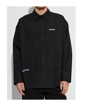 Off-White Long-sleeved Shirt