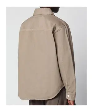 AMI Paris Collared Long-sleeved Shirt