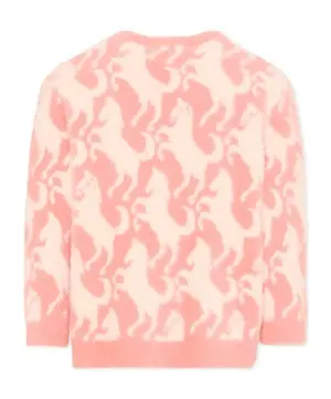 Stella McCartney Horse-intarsia Long-sleeve Sweater