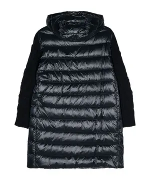Herno Zip-up Hooded Jacket With Drawstring And Long Sleeves