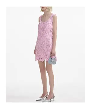 SELF-PORTRAIT Floral Lace Mini Dress