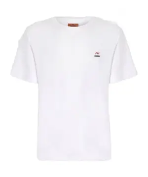 Missoni Logo Embroidered Crewneck T-shirt - White