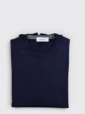 GRAN SASSO Long Sleeved Crewneck Knitted Jumper