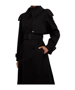 Burberry Long Gabardine Trench Coat