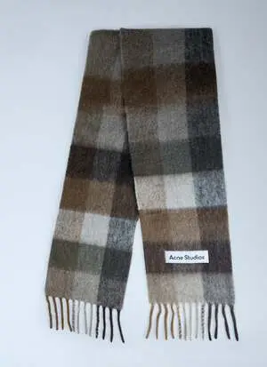 Acne Studios Fringed Wool Scarf