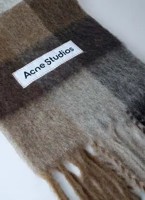 Acne Studios Fringed Wool Scarf