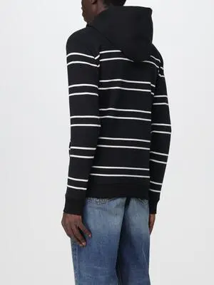 Saint Laurent Striped Hoodie - Black