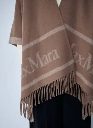 Max Mara Hilde Logo Motif Scarf - Multicolor