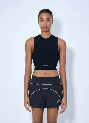Balenciaga Sleeveless Technical Knit Bra Tank Top