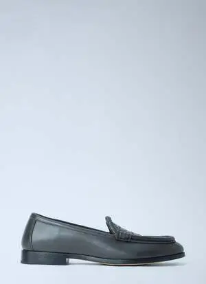 Bottega Veneta Woven Leather Penny Loafers - Multicolor