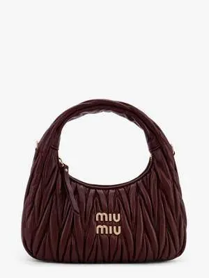 Miu Miu Wander Quilted Leather Shoulder Bag - Red