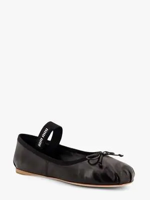 Miu Miu Leather Ballet Flats