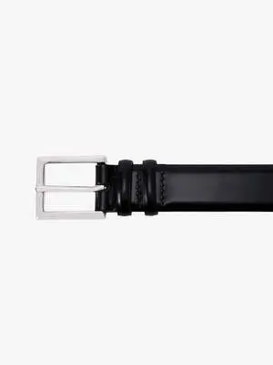 Orciani Shiny Leather Belt With Metal Buckle
