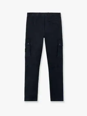 Stone Island Cotton Blend Cargo Trousers