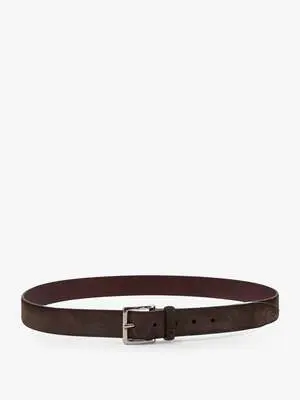 Orciani Amalfi Suede Belt - Brown