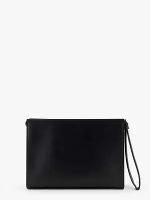 Orciani Leather Clutch Bag