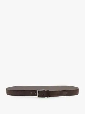 Orciani Suede Belt - Brown