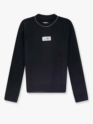 MAISON MARGIELA Virgin Wool Blend Sweater - Black