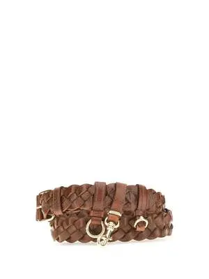 Miu Miu Woven Leather Belt - Multicolor