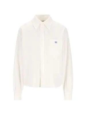 Celine White Cotton Shirt - Multicolor