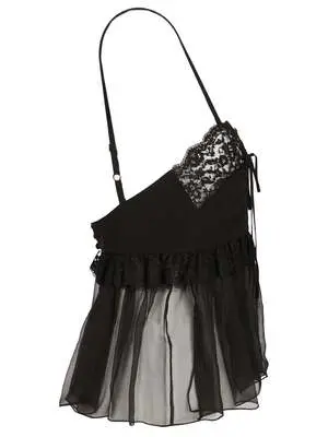 Chloé Crêpe De Chine Lingerie Top With Thin Straps