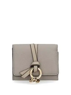 Chloé Alphabet Folding Wallet - Gray
