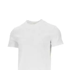 Saint Laurent Cotton T-hirt With Logo Embroidery - White