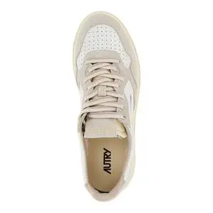 AUTRY Medalist Low Leather Sneakers - White