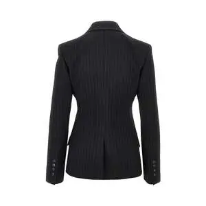 Andamane Bianca' Jacket With Pin-striped Motif