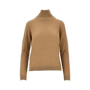Max Mara Silk And Wool-blend Knitted Turtleneck - Beige