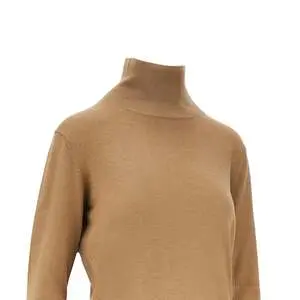 Max Mara Silk And Wool-blend Knitted Turtleneck