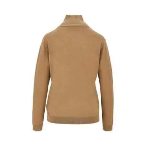 Max Mara Silk And Wool-blend Knitted Turtleneck - Beige