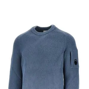 C.P. COMPANY Knitted Sweater - Blue